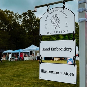 Personalized Sign for Hanging on Pop up Tents, Market Displays, Custom ...