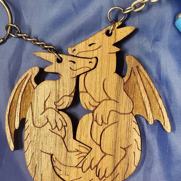 Desert Friends Owl and Fennec Fox Couple Keychains Bff Relationship ...