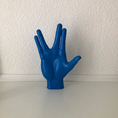 Handcrafted Spock Hand Vulcan Salute Sign Decorative Star - Etsy