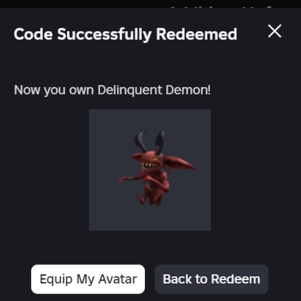 Roblox Delinquent Demon Accessory [ALL PLATFORMS] - Etsy