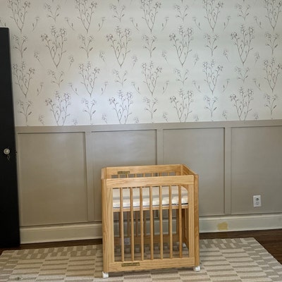 Madelyn Flowers Wallpaper, Removable Peel and Stick Wallpaper ...