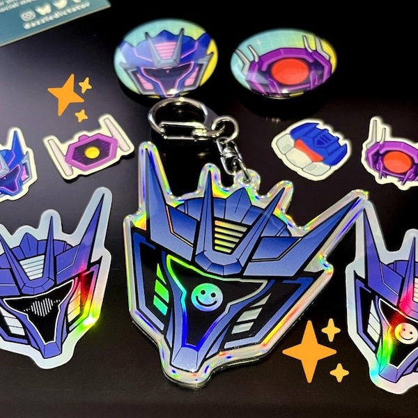 Transformers Soundwave Holo Keychain TFP - Etsy