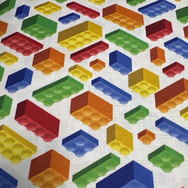 Cotton Building Primary Colors Blocks Construction Toy Bricks White ...