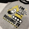 I'm 2 and Digging It Svg, Construction Svg, Boys Birthday Shirt Svg ...