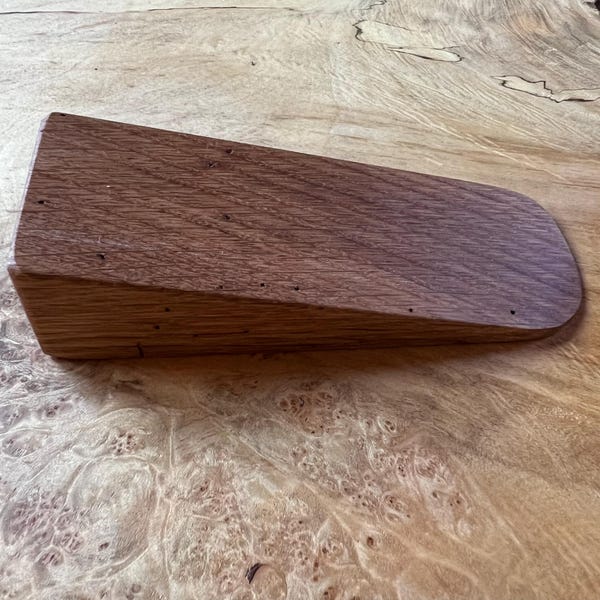 Reclaimed Hardwood Door Stop: Old Fashioned Wooden Door Wedge - Etsy