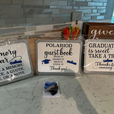 Graduation Memory Book Sign Graduation Party Idea Memory Book Sign 10x8 ...