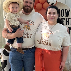 Rodeo Mama, Daddy T-shirts Pink Cowgirl, Western, Wild West Theme My ...