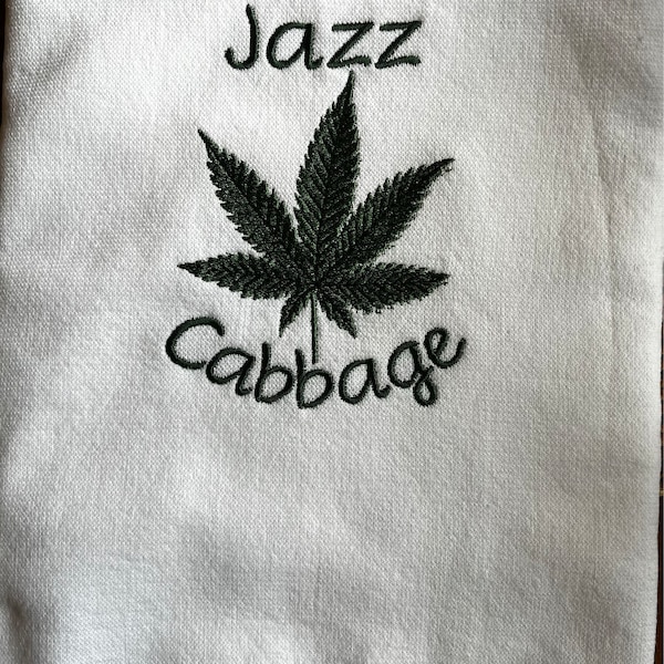 Marijuana Leaf Embroidery Design, Cannabis, Machine Embroidery File ...