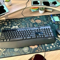 Majestic Mountain Sunset Desk Mat Serene Nature Landscape, Calming ...