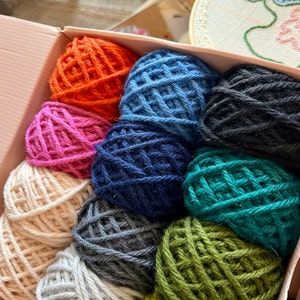 Beginner Punch Needle Kit 100% Chunky Wool Yarn - Etsy