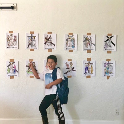 Stations of the Cross Coloring Pages, 14 Catholic Lent Coloring Pages ...