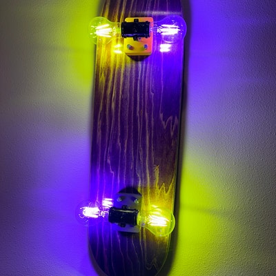 Skateboard Lamp Checkerboard - Etsy