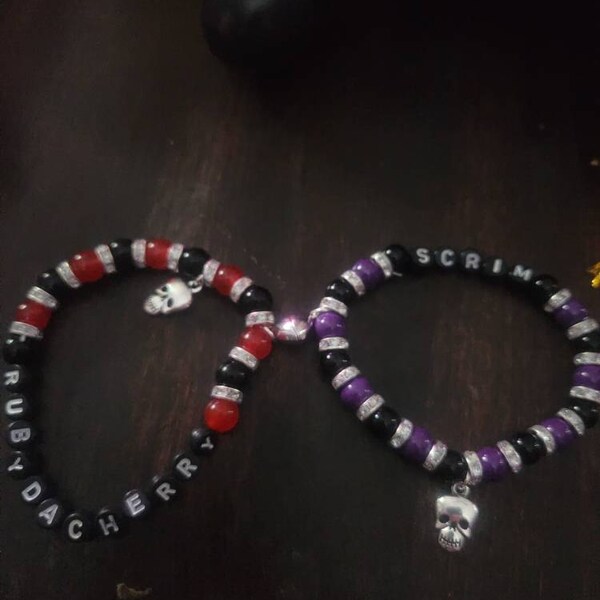 Coraline and Wybie Button Bracelets - Etsy