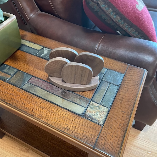 Wood Catch All Tray | Trinket Dish | Handmade | Walnut & Maple | Mid ...