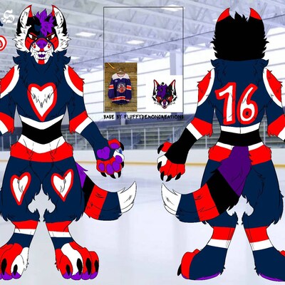 Ampwave Furry Art Base Ref Sheet - Etsy Canada