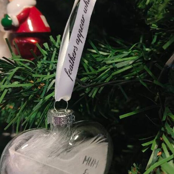 A Box of 6 Flat Glass Round Empty Baubles to Make Your Own Christmas ...