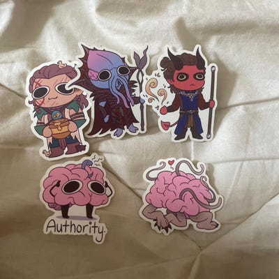 Baldur's Gate 3 Goober Character Stickers - Etsy