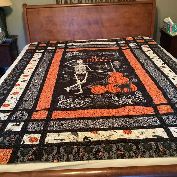 Log Cabin Trees Panel Quilt Pattern, Castilleja Cotton CJC-50671 ...