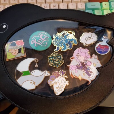 Crow Ita Bag Black Crossbody Purse - Etsy