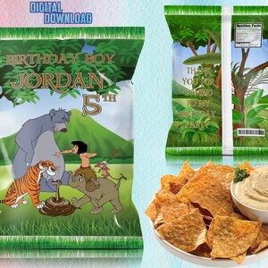 Jungle Book Bottle Labels, Jungle Book Labels, Jungle Book Favors ...