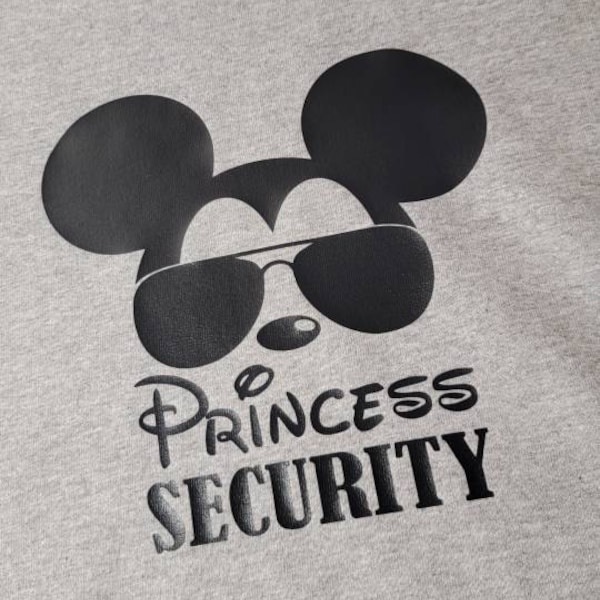SVG, Princess Security, Cool Mickey, Dad, Digital Download, Instant ...