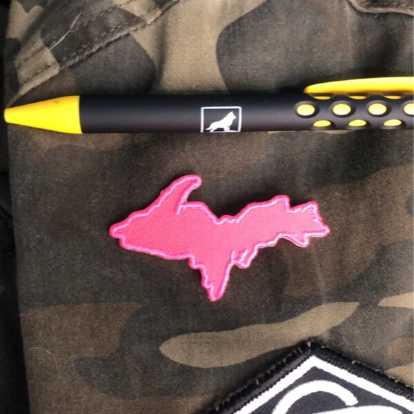 UP Iron on Patch Upper Peninsula Embroidered Patch Michigan - Etsy