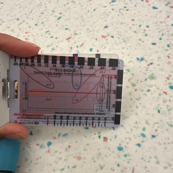 Lab Value and Order of Blood Draw Badge Card for RN, EMT, Phlebotomist ...