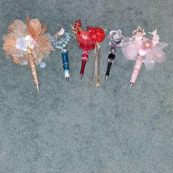 Doll "maggie". Characters Custom Beaded Pen, Doll Pen, Handmade ...