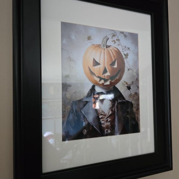 Halloween Wall Art Digital Print/ Dark Academia Halloween Art/ Spooky ...