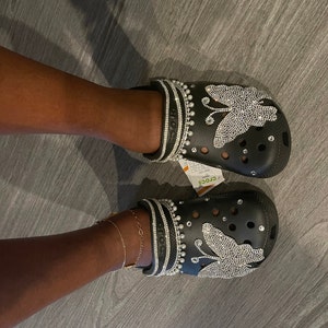 Swarovski Crystal Crocs - Etsy
