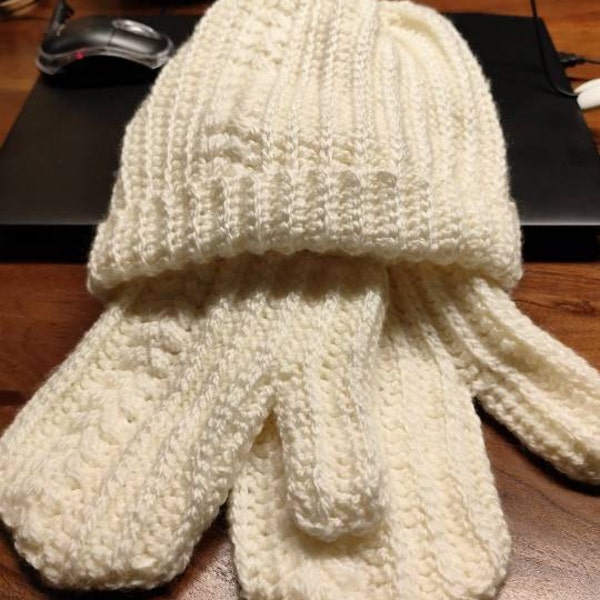 CROCHET PATTERN + VIDEO Autumn Wheat Crochet Mittens in 6 Sizes Newborn ...