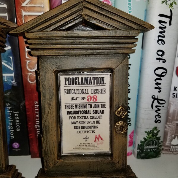 Dolores Umbridge's Proclamation Decree- Inspired by Harry Potter - Etsy
