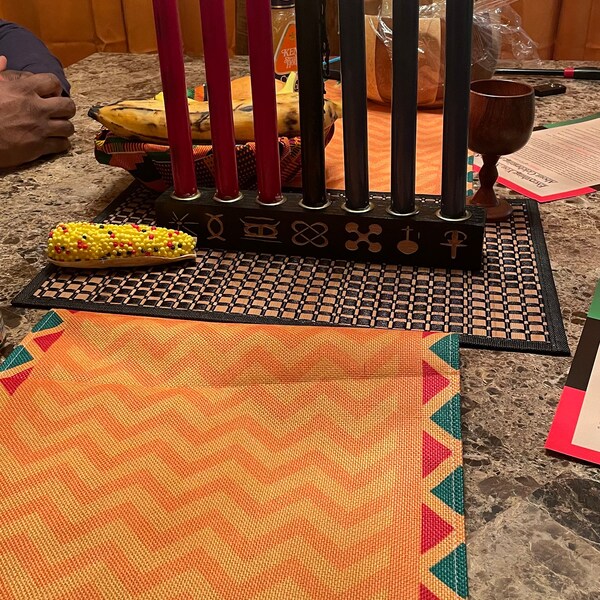 Kwanzaa Kinara - Seven Principles of "kwanzaa" Kinara Celebration Set ...