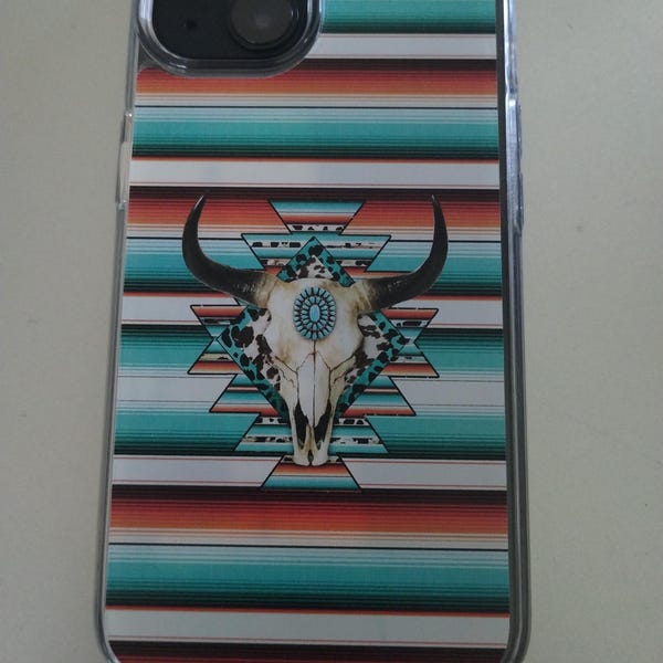 Western Serape Cow Print Laptop Sleeve, Serape Cow Pattern Laptop Case ...