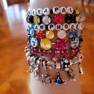 Mulan Bracelets Stacking Stretch Bracelets Loyal Brave True - Etsy