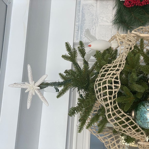 Starfish Christmas Tree Topper – Real Double Starfish Coastal Holiday ...
