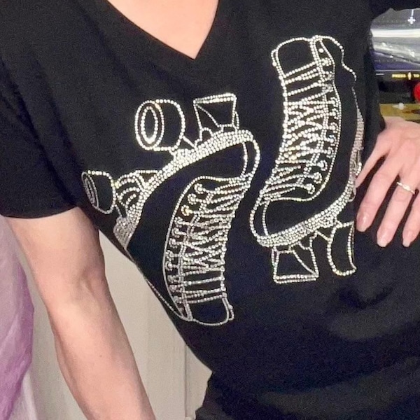 Custom Rhinestone Shirt: Personalized Bling Apparel - Etsy