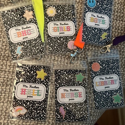 Class Hall Pass Lanyards - Etsy