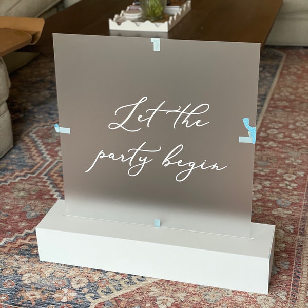 Large Welcome Sign Stand, Wedding Sign Stand, Modern Sign Stand ...