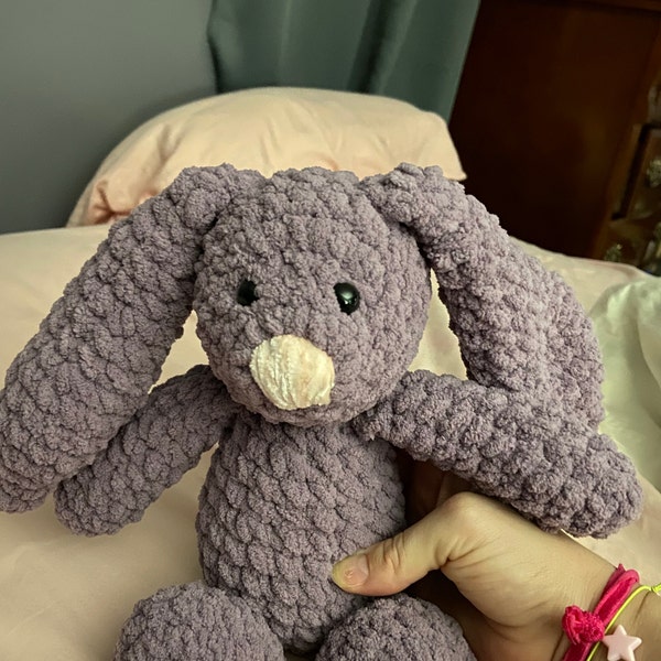 Super Cozy Fluffy Stuffed Bunny - Etsy