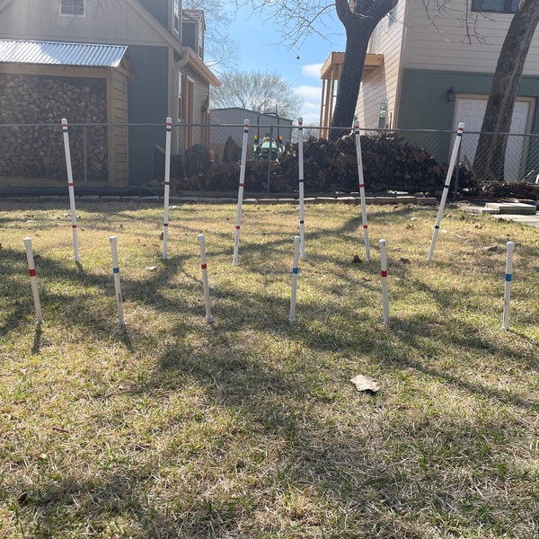 Dog Agility Weave Pole Training Guide Wires * FREE SHIPPING - Etsy