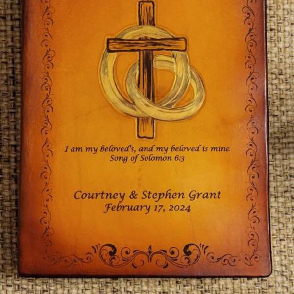 Catholic Family Bible Couples Wedding Bible Family Leather Bible ...