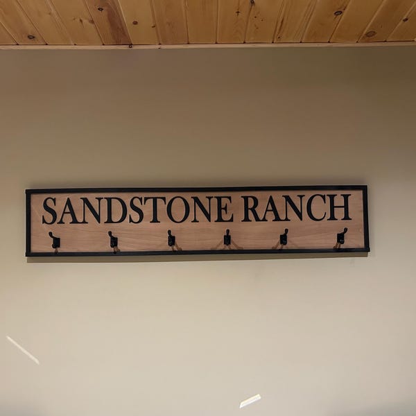 Extra Large Round Farm Sign Ranch Business Sign Raised Text Commercial ...