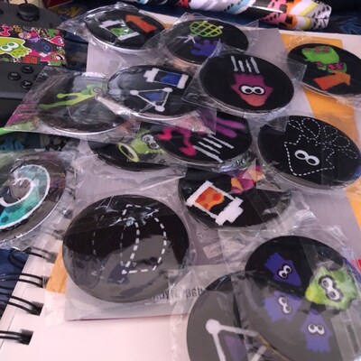 Booyah Splatoon 3 Keychain Charm Awesome Inkling Nintendo Game - Etsy