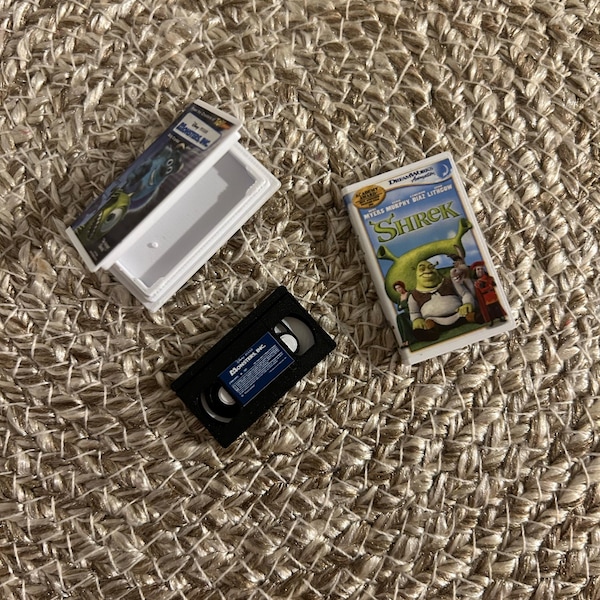 Mini 1:6 VHS (K-Z Titles) Tapes Choose the Movie! Retro Miniatures 80's ...
