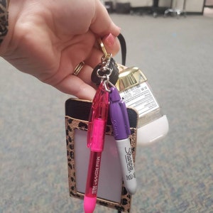 Mini Sharpie for Badge Reel Nurse Mini Pen Keychain Badge - Etsy