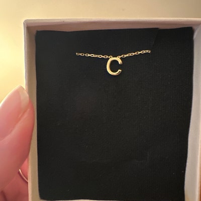 Block Name Necklace Name Necklace With Curb Chain - Etsy