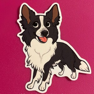 Golden Retriever Sticker Chibi Puppy Dog Vinyl Hand Drawn - Etsy