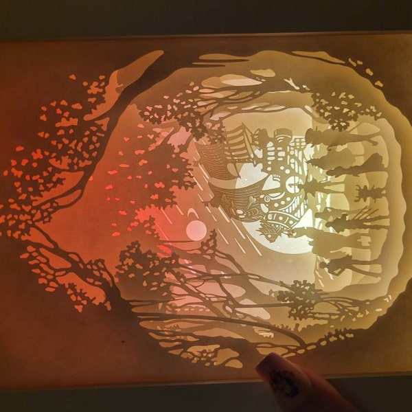 Paper Cut Light Box - Etsy