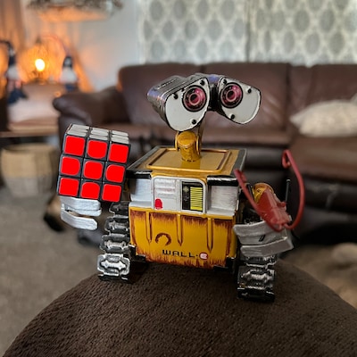 Mini Wall-e Robot 3D Figure With Backpack Handicraft Wall E - Etsy